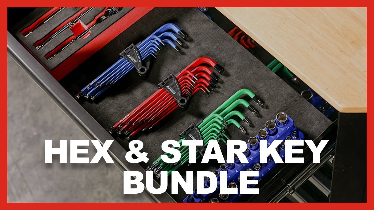Be prepared for any project with the ARES 44035 Hex/Allen & Star Key ...