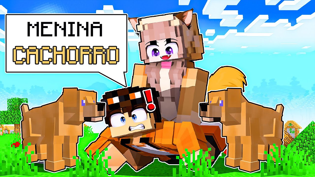 STHAN encontrou uma MENINA CACHORRO no Minecraft! - YouTube