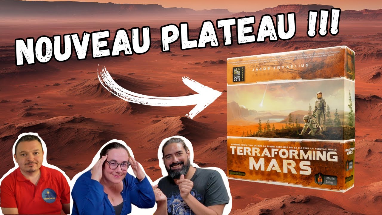 On teste un nouveau plateau de Terraforming Mars. Vastitas Borealis ...