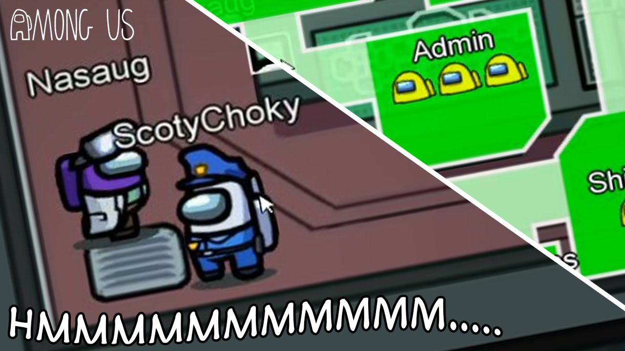 3 people in admin room, 1 in vent [ AMONG US ] - YouTube