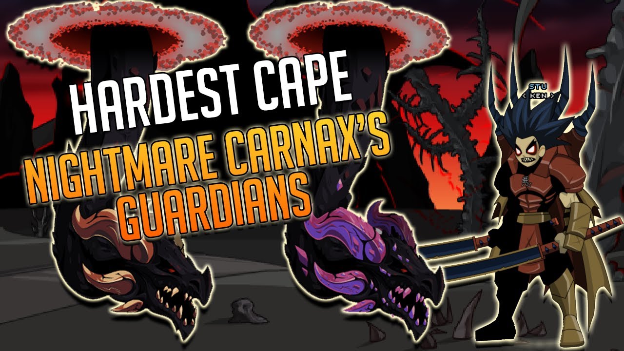 AQW HARDEST CAPE TO FARM! NIGHTMARE CARNAX'S GUARDIANS GUIDE - YouTube