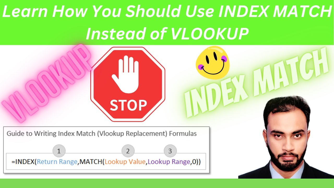 Learn How You Should Use Index Match Instead Of Vlookup Youtube
