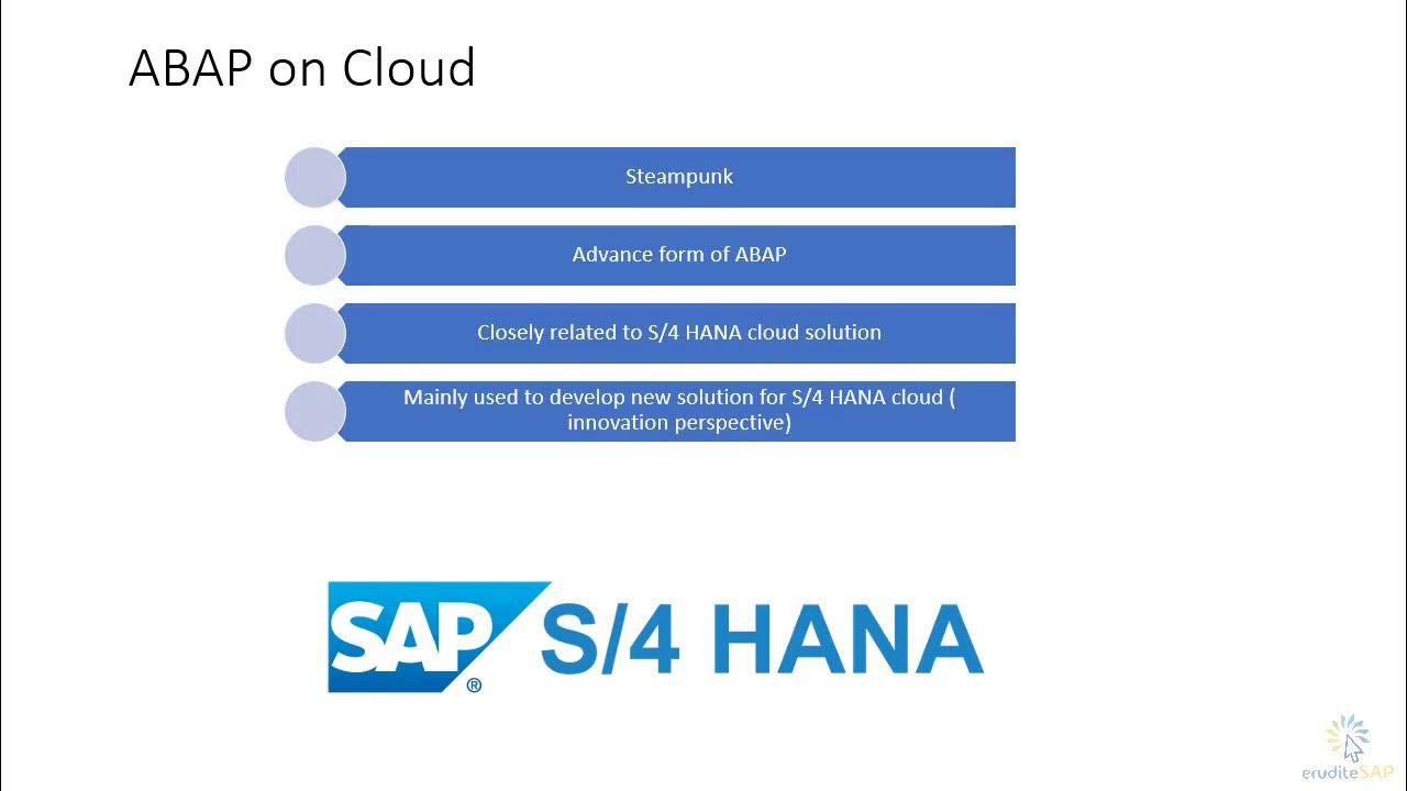 SAP Cloud Platform - ABAP on Cloud Intro | PART 56 | Free Course | Essential Training - YouTube