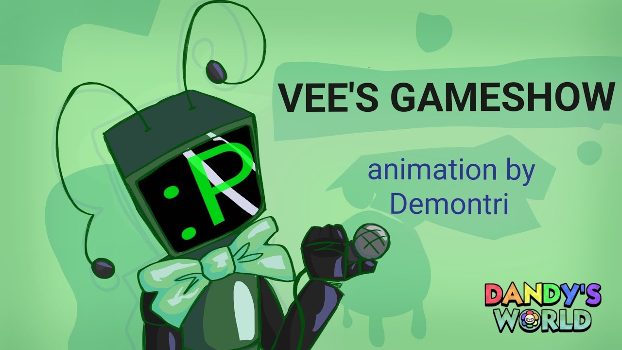 VEE'S GAMESHOW ANIMATED [Dandy's World fan animation] - YouTube