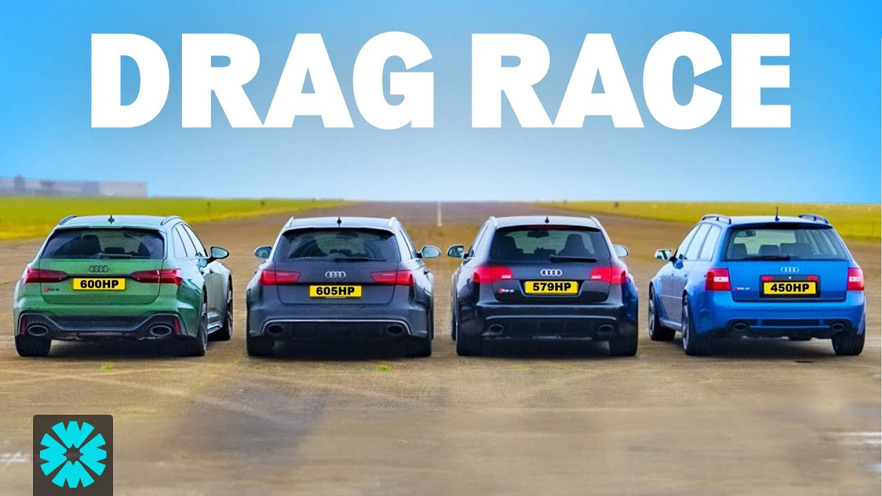 Every Audi RS6 DRAG RACE - YouTube