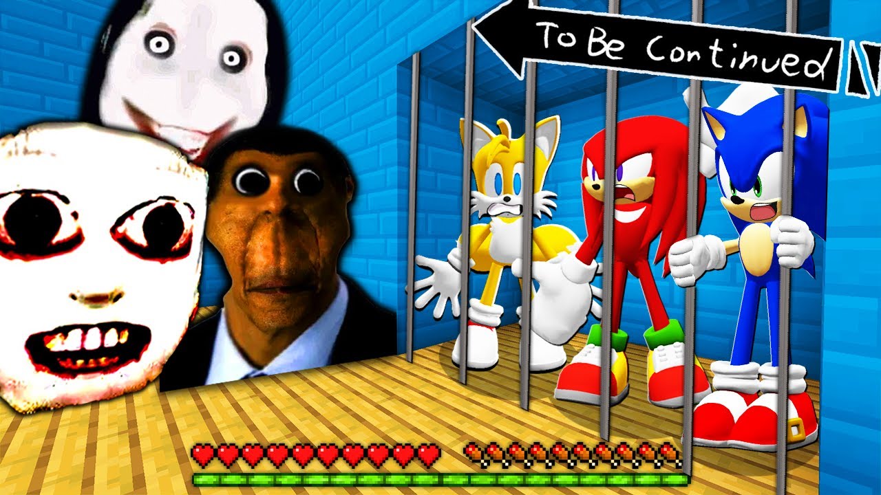 HOW THE SONICS ESCAPED From NEXTBOTS Prison in Minecraft Animation ...