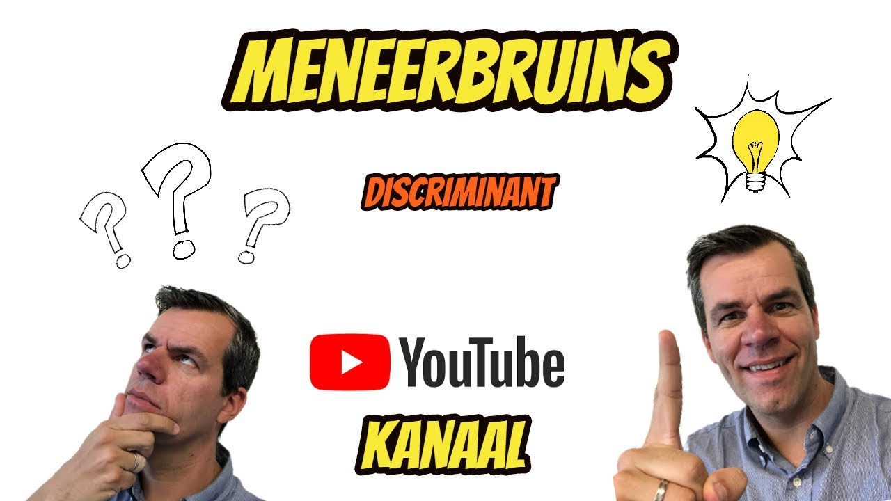 Discriminant (ABC-formule) - YouTube