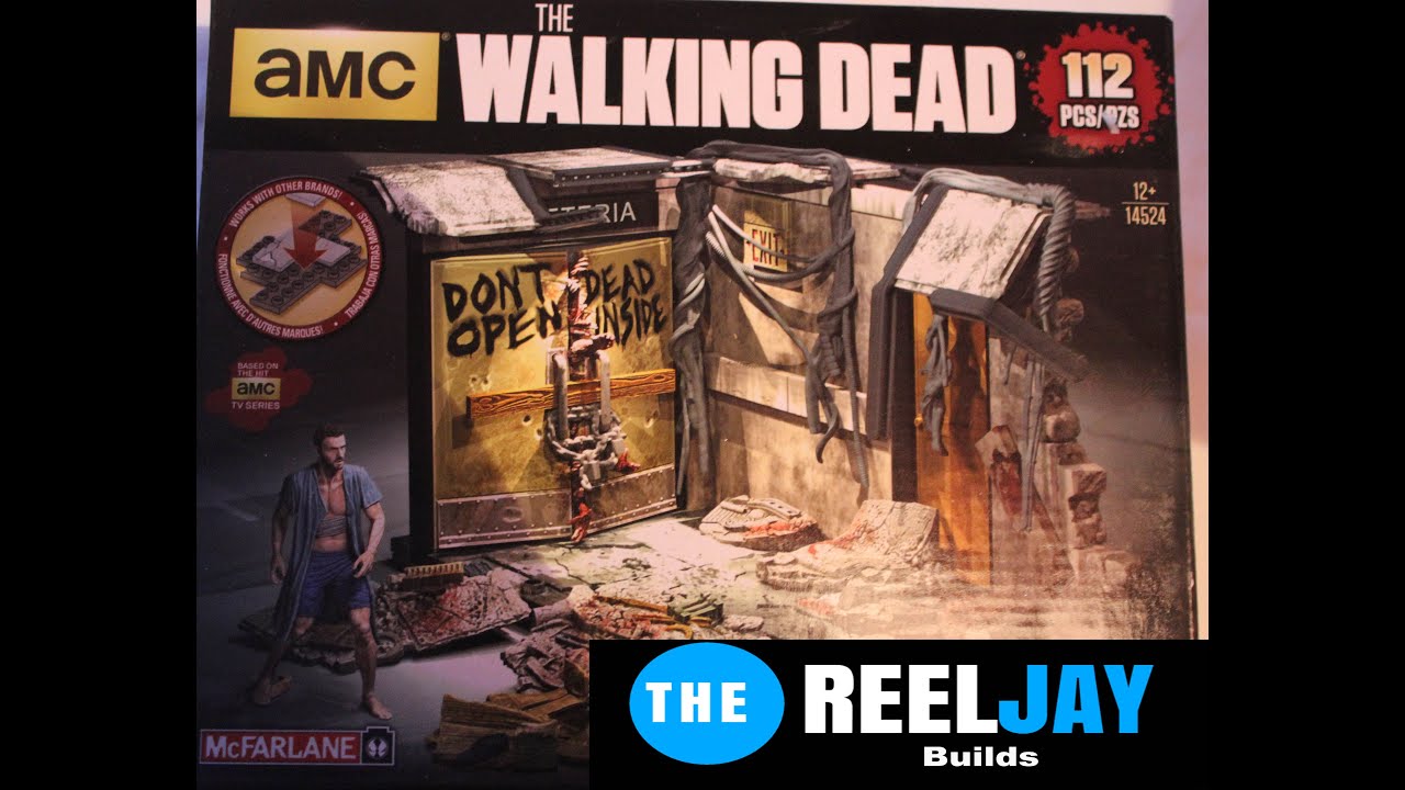 The Walking Dead Hospital Doors Building Set build - YouTube
