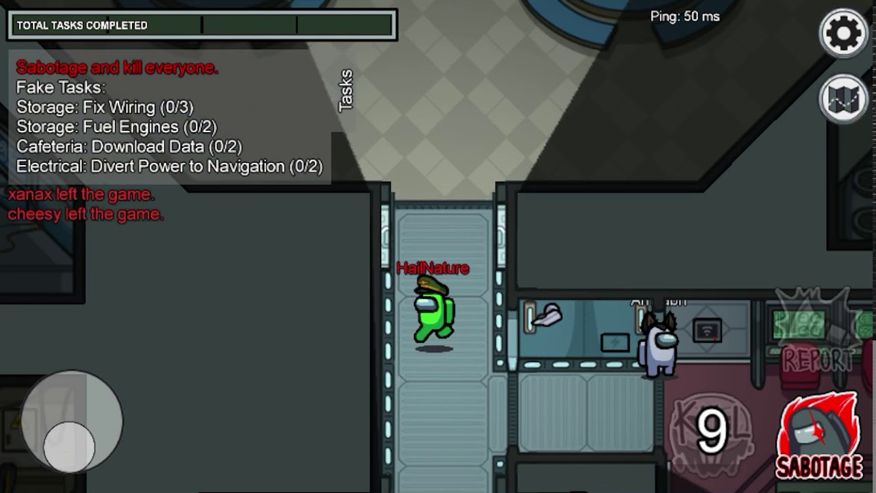 Easy Imposter win (Among Us) - YouTube