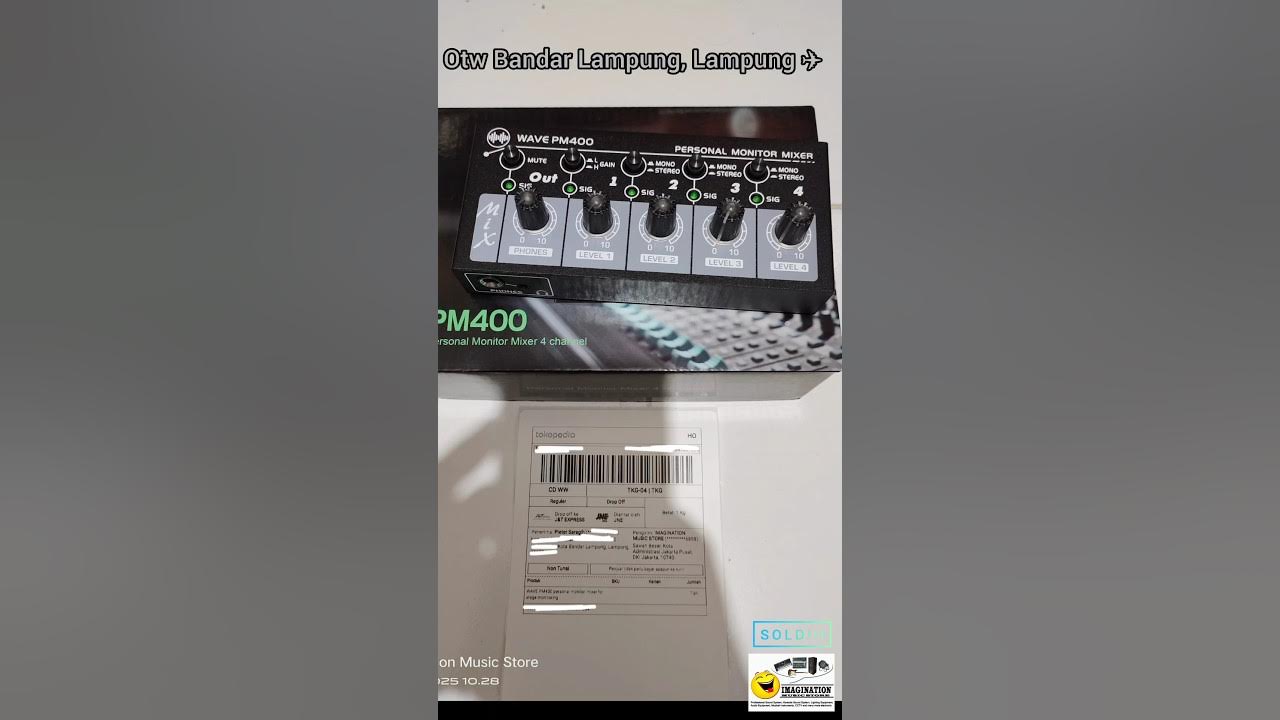 SOLD! Wave PM400 Personal Monitor 4channel. Thx bro 🙏 - YouTube