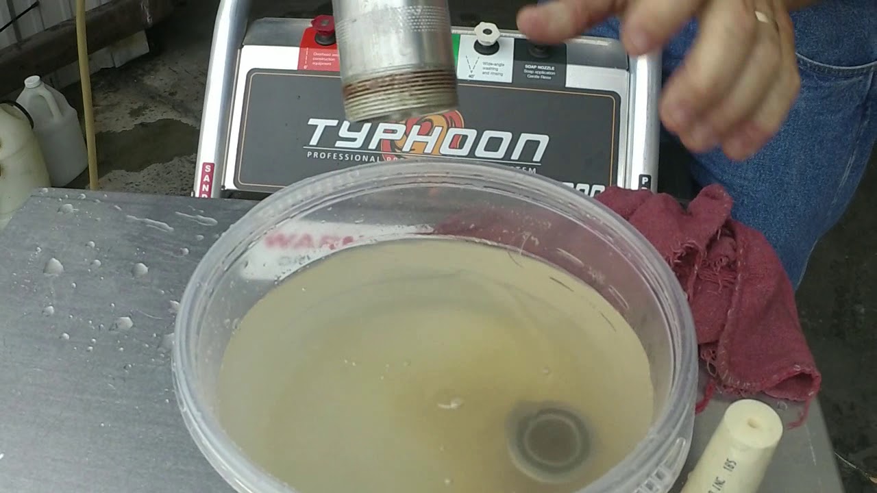 How to Clean Typhoon blasting tip - YouTube
