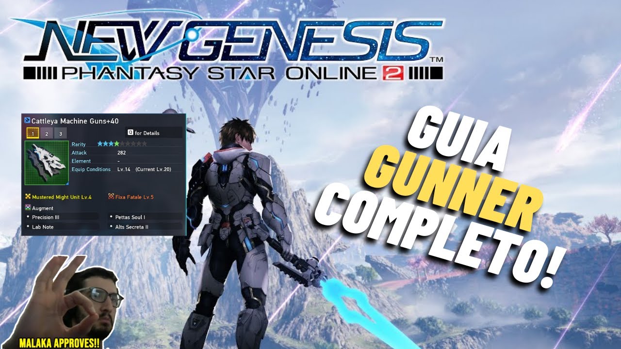 PSO New Genesis - Gunner - Guia completo - Skills, Rotação, Subclass e ...