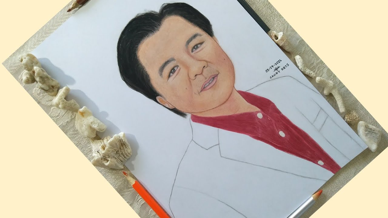 DR.WILLIE ONG | COLOR PENCIL DRAWING | CANDY AJAS - YouTube