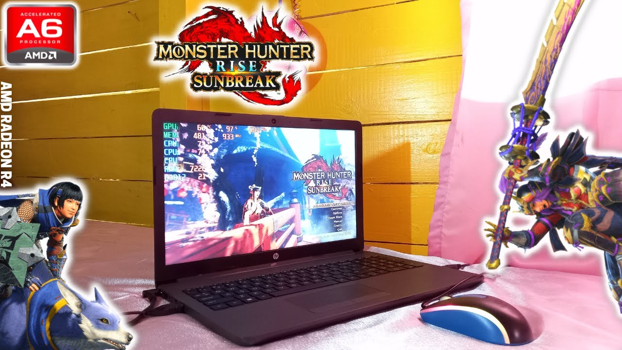 Monster Hunter Rise (AMD A6, Radeon R4 Graphics) Low End Laptop (512MB ...