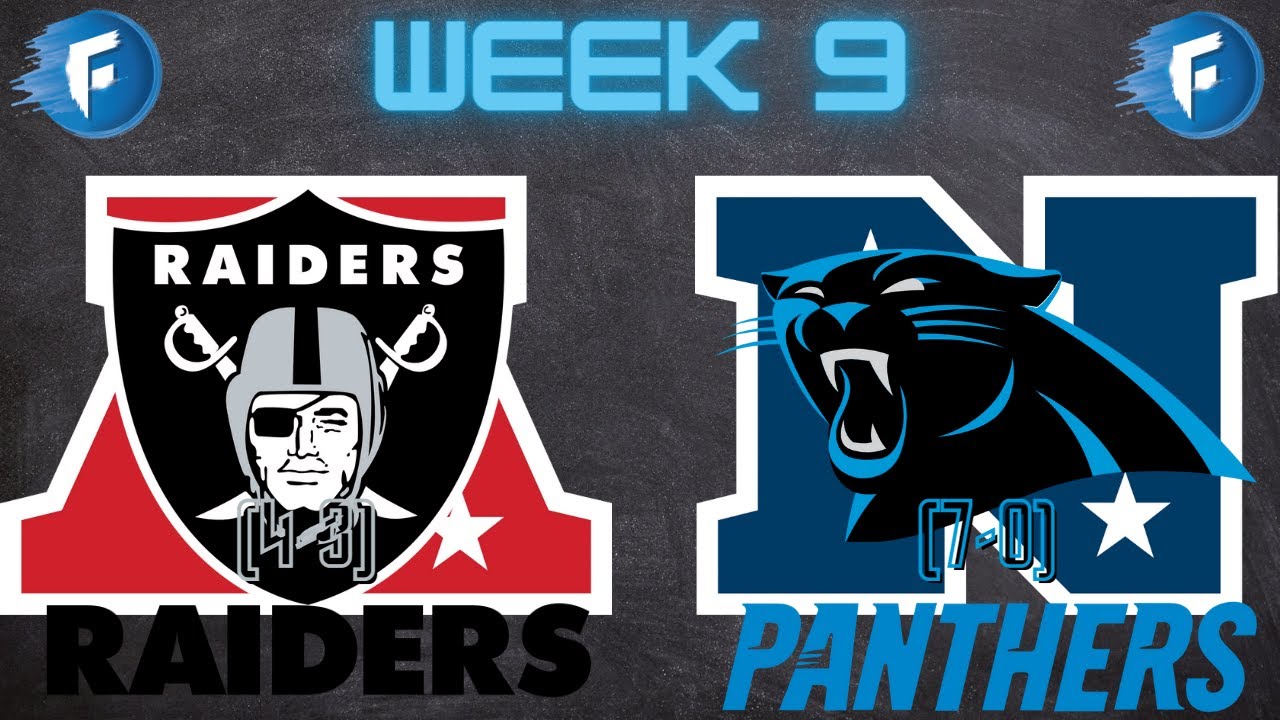 Panthers Franchise: Week 9: (4-3) Raiders vs Panthers (7-0) (S3, Ep.52 ...