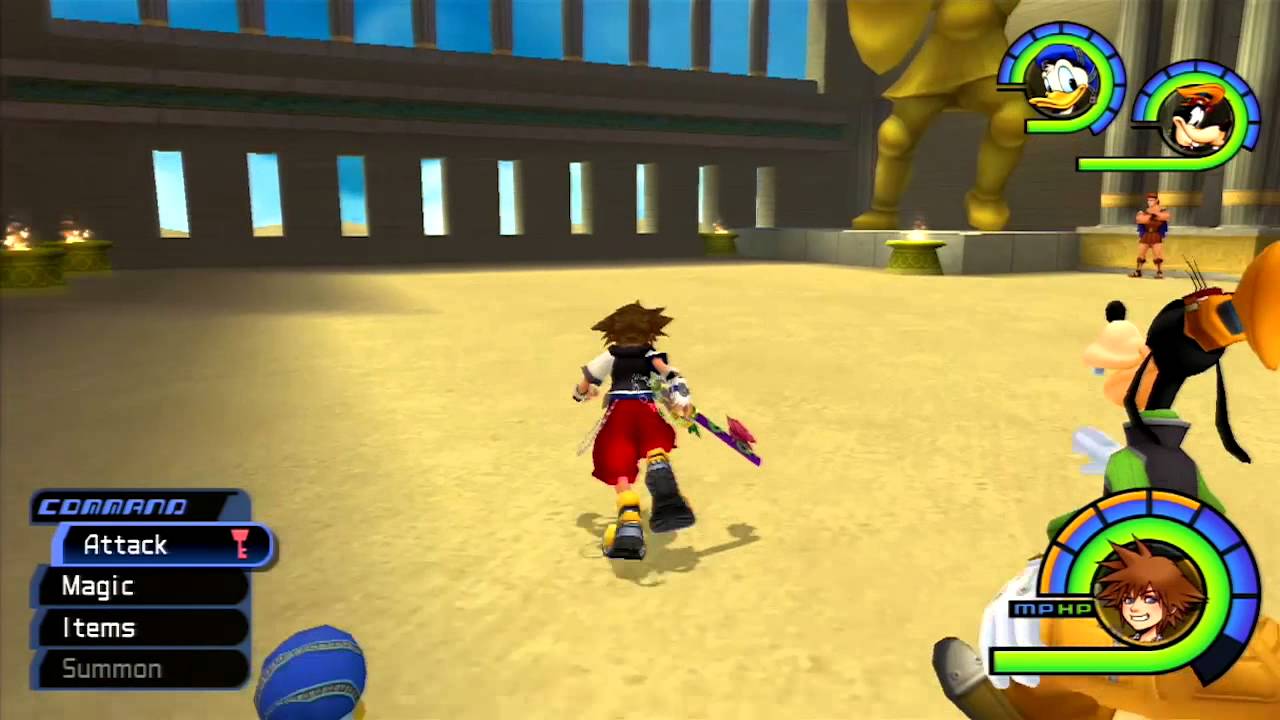 Kingdom Hearts Final Mix HD Sidequests - Olympus Coliseum - Shiva Belt ...