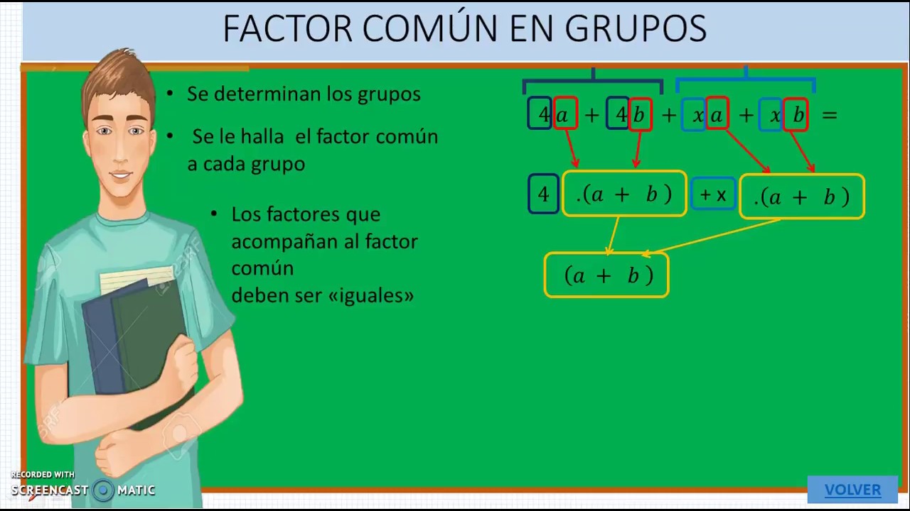 FACTOR COMÚN EN GRUPO - YouTube