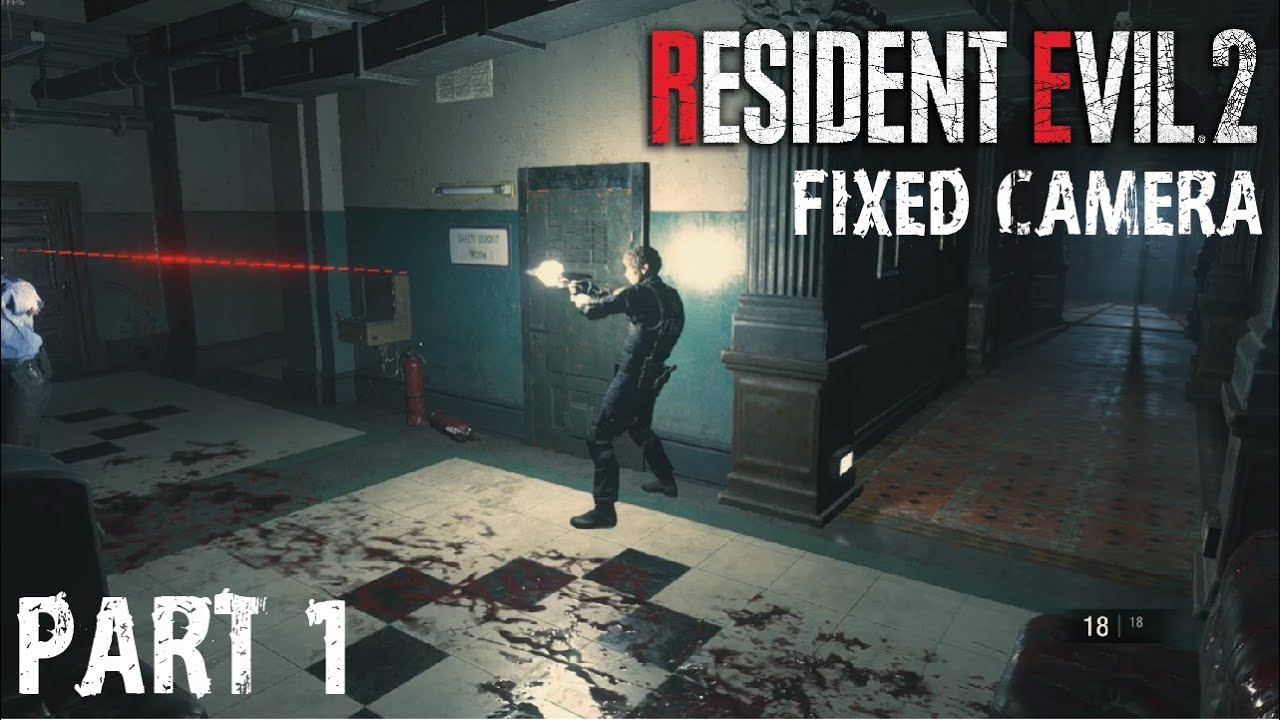 Resident Evil 2 Remake | Fixed Camera Mod | Exploring The Police ...