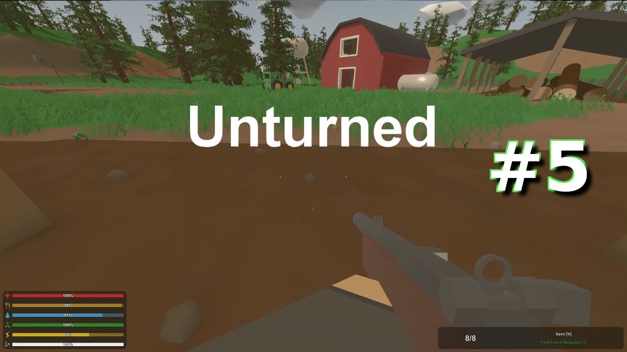 UNTURNED ╠ Let´s play ╣ #5 AUF MEINER KLEINEN FARM GIBTS WAAAFFEN ...