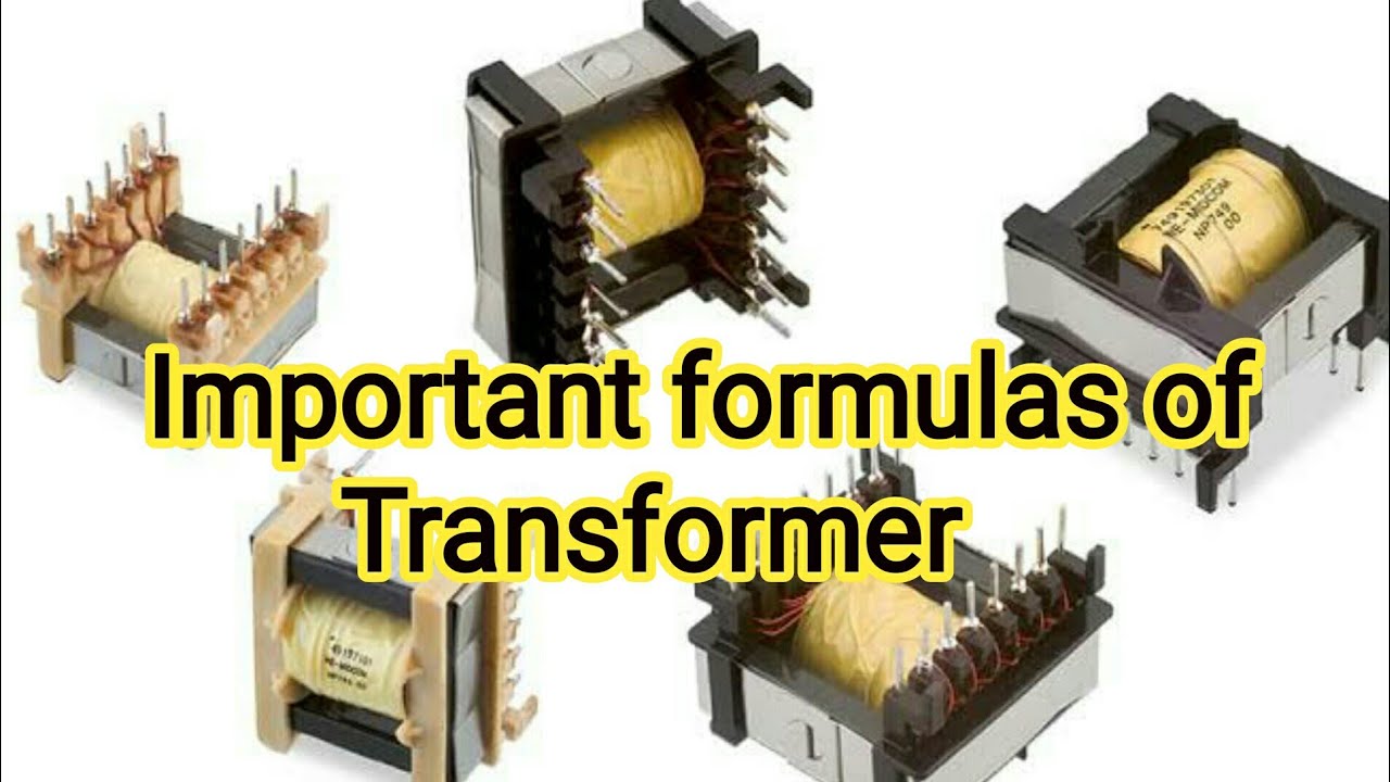 Important formulas of Transformer #transformers#telugu - YouTube