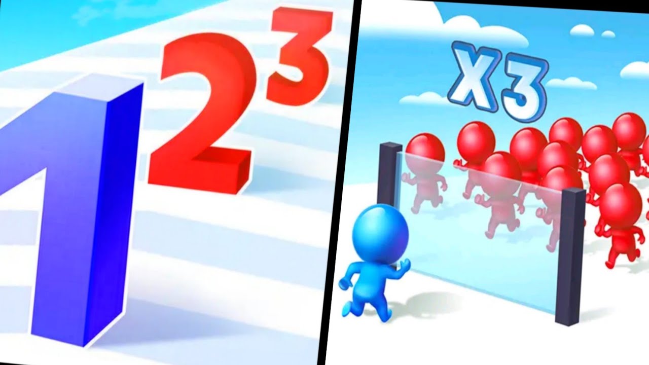 Mob Control - Number Master - Cube Surfer - Level Up Balls - Coffee Stack - Potato Rush - Shape ...