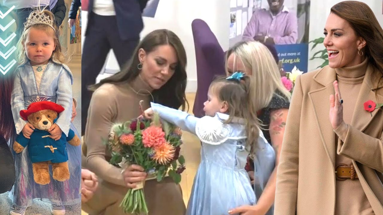 Children's princess! Little girl dressed as princess meets real life ...
