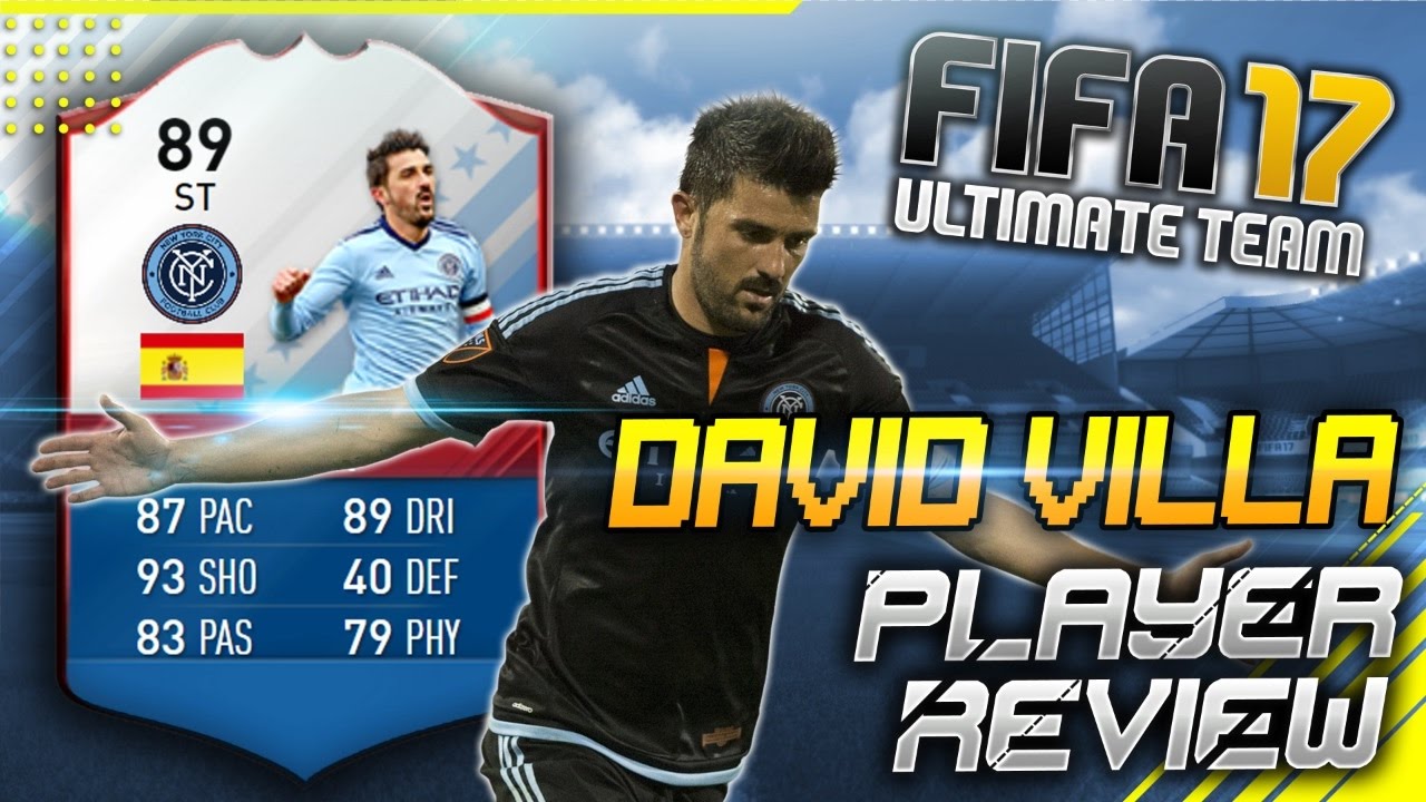 Daivd Villa Fut Birthday (89) Player Review - FIFA 17 Ultimate team ...