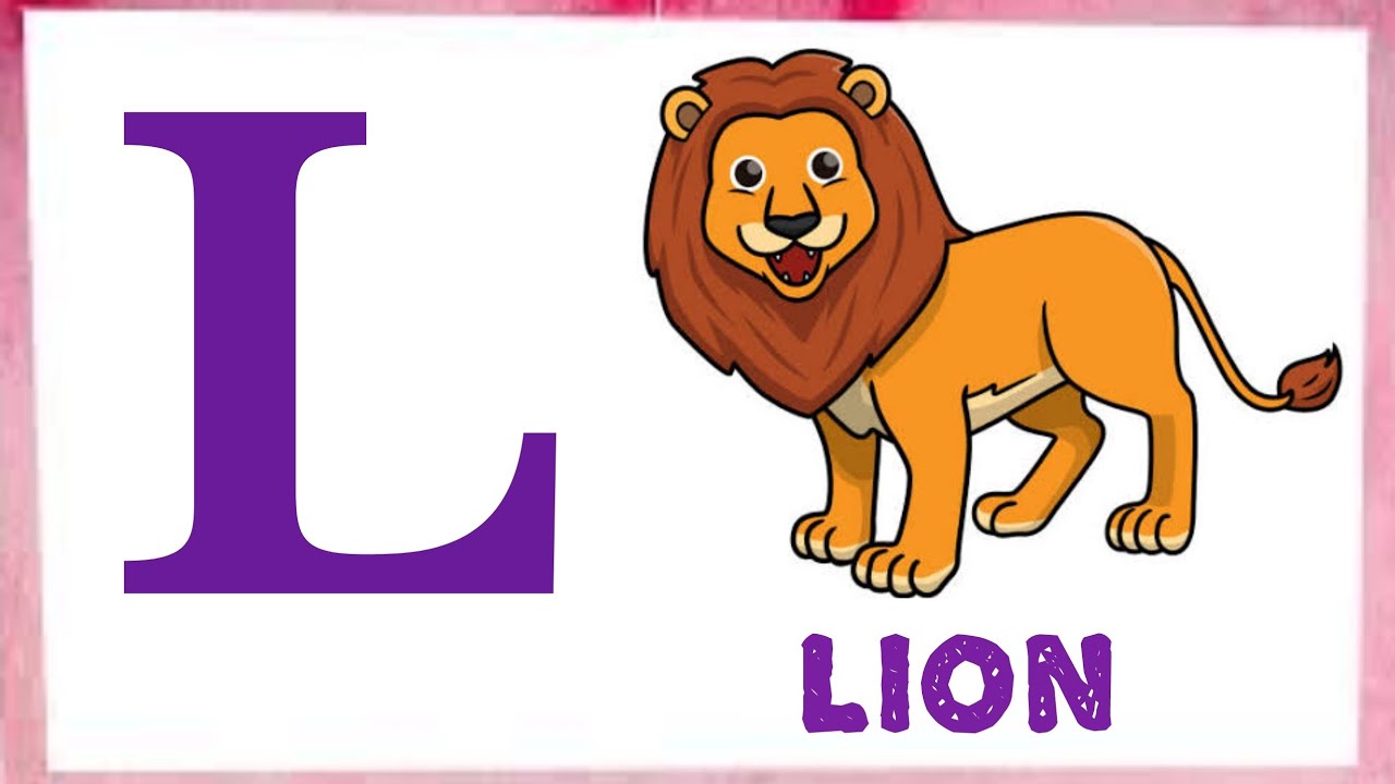 Learn ABC Phonics Sound of Letter 'L' with Words and Pics|Phonics ...