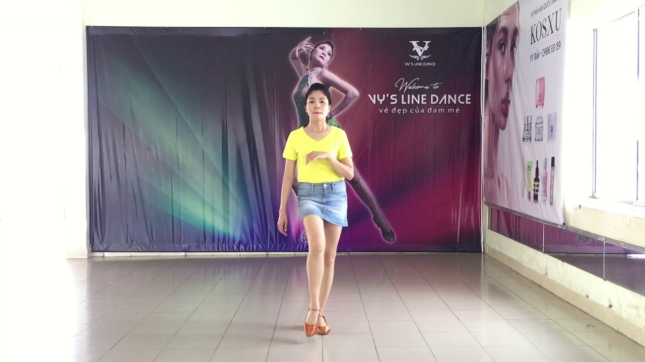Sofia line dance tutorial - Vy's Linedance - YouTube