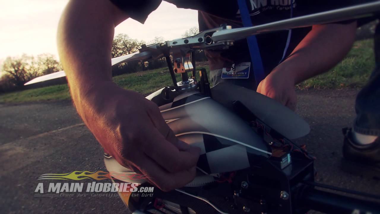 Compass Model 7HV Flybarless RC Heli Review - YouTube