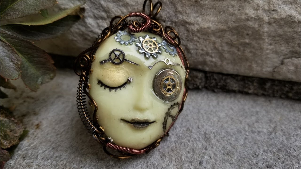 How to set polyclay faces - YouTube