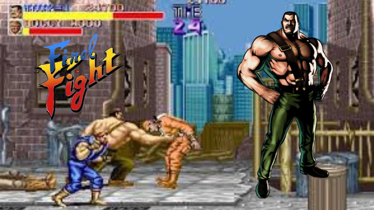 Final Fight (Arcade/1989/Capcom) M. Haggar Vs. Damnd. - YouTube