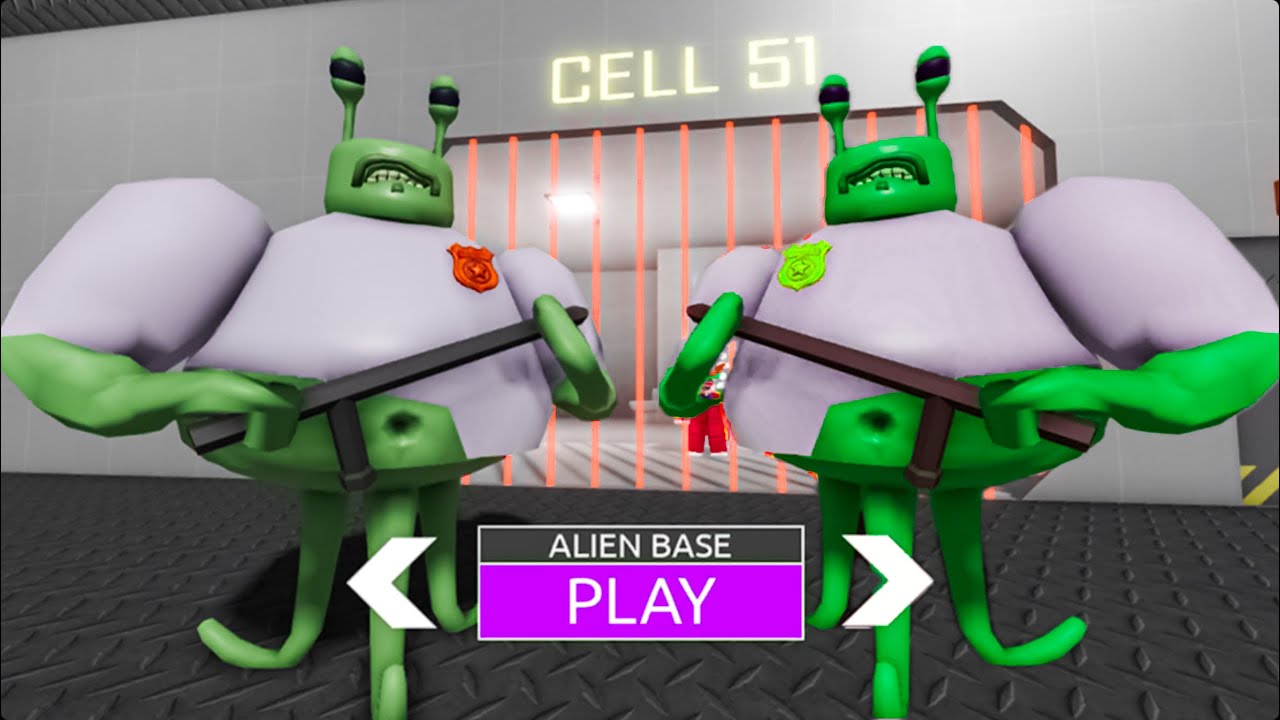 SO AMAZING 🥳 ALIEN BARRY’S PRISON RUN! OBBY Roblox Walkthrough full ...