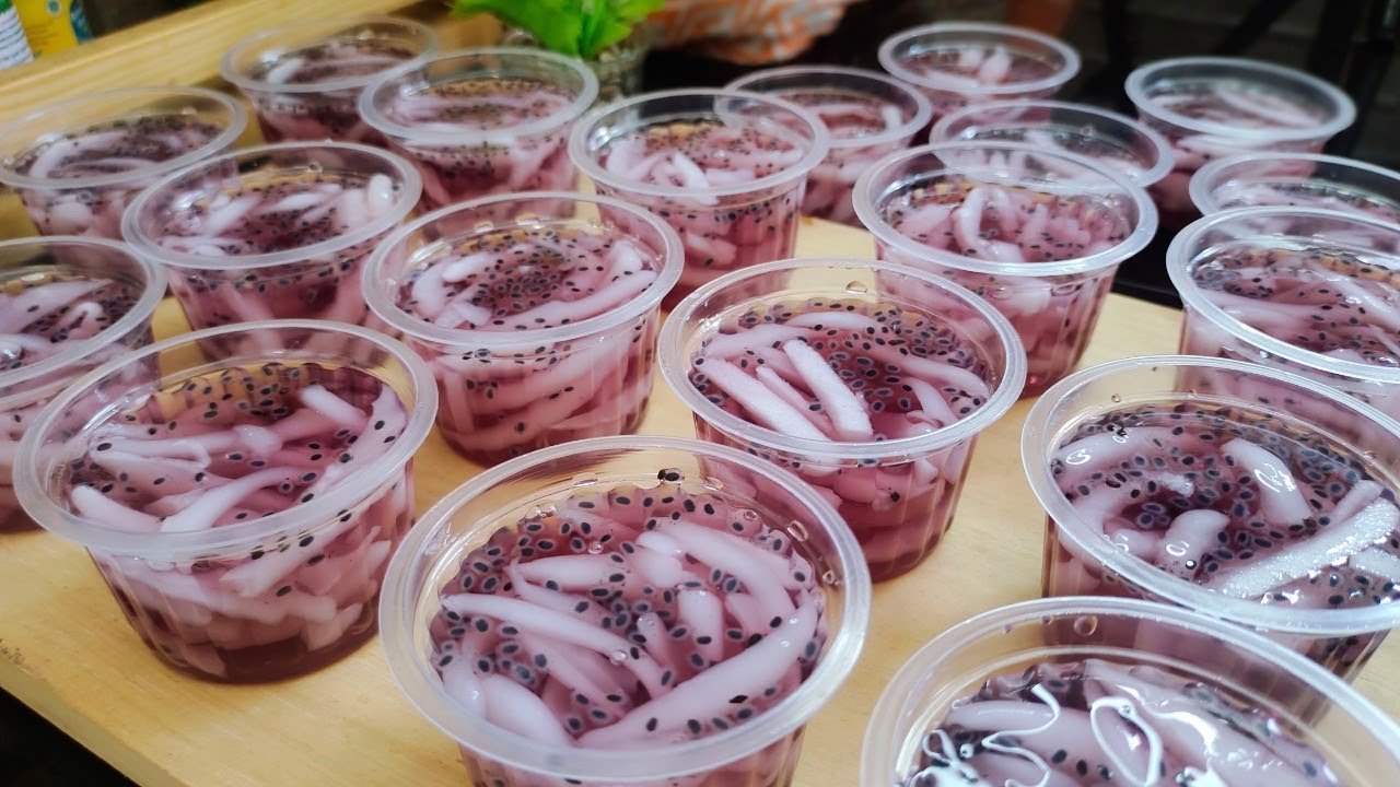 Isian Snack Box Yang Lagi Banyak Diorder || Puding Anggur Kelapa Muda ...