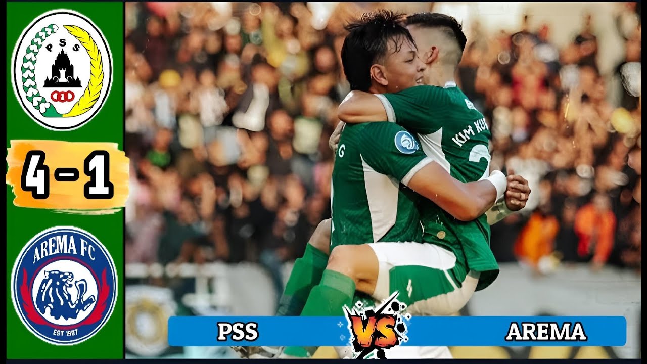 PSS SLEMAN VS AREMA FC, rangkuman hasil Pertandingan BRI liga 1 Pekan ...