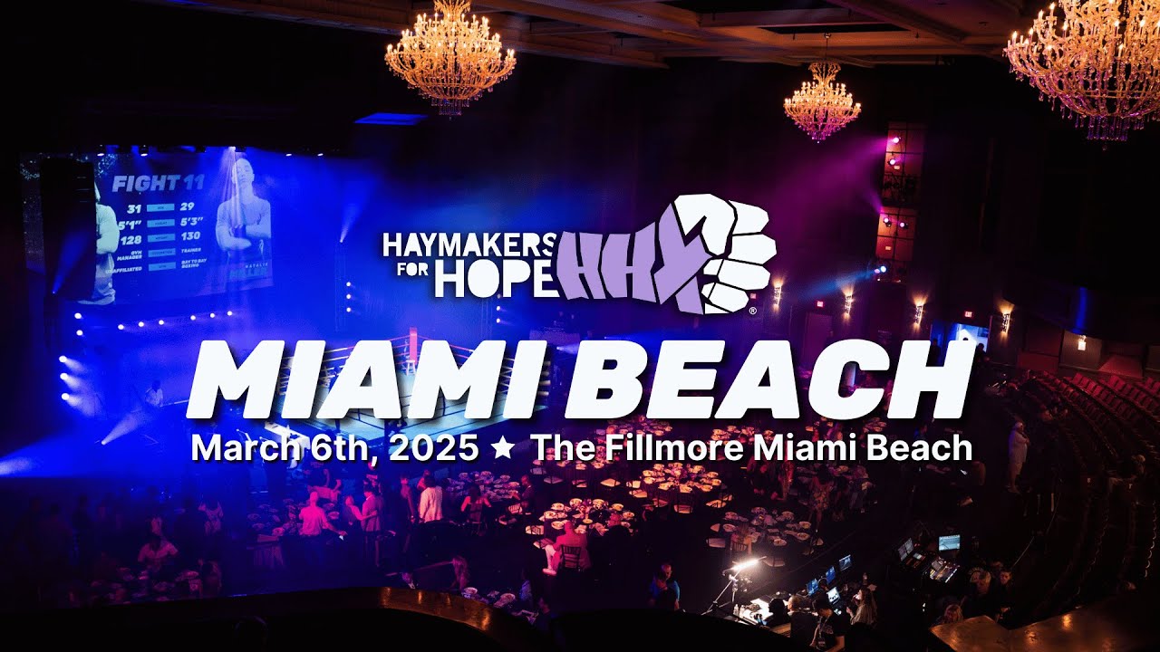 Haymakers for Hope Miami Beach 2025 | Fighting for a Cure - YouTube