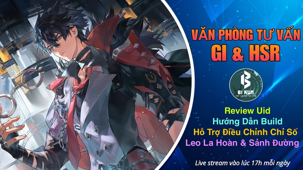 🔴 LIVE : REview UID & chill game cùng Bi 🤩🤩 | Văn phòng GI & HSR 15/3 ...