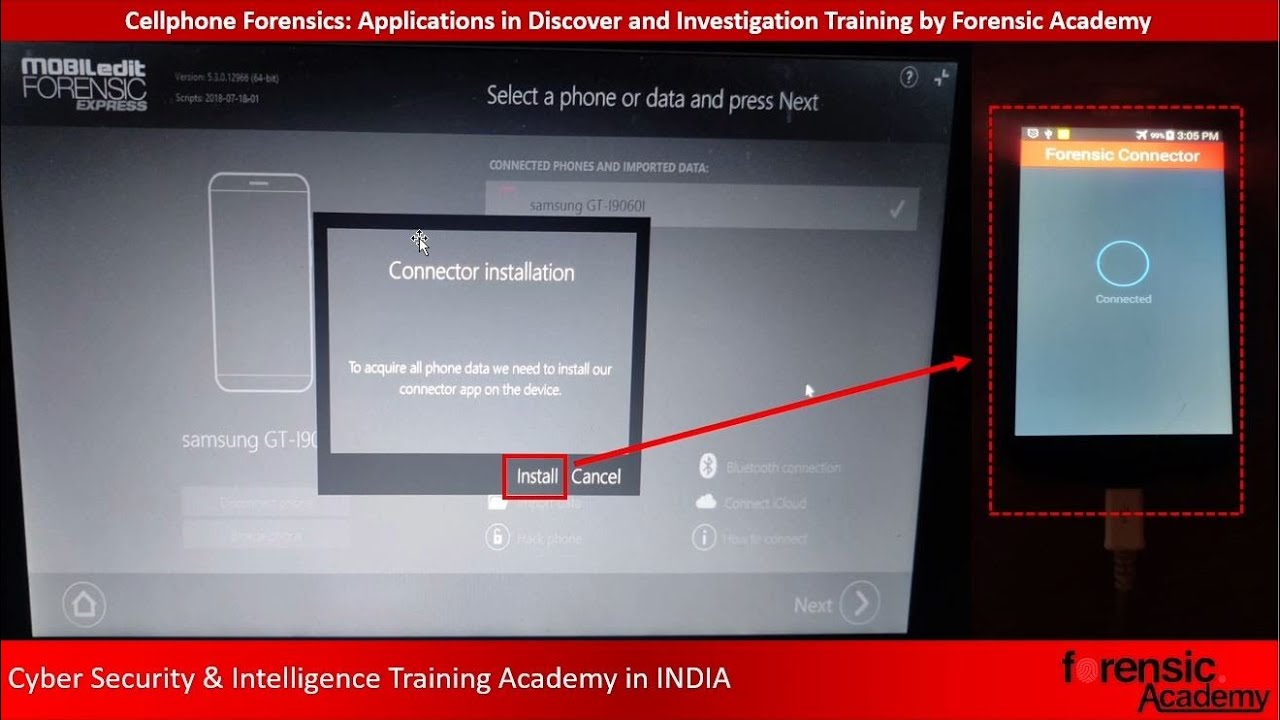 LIVE PRACTICAL TRAINING | MOBILE FORENSICS ANALYSIS USING MOBILedit ...