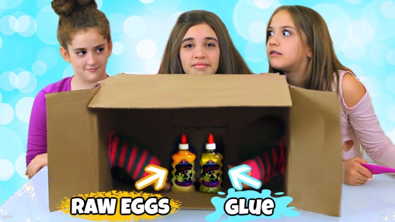 What's In The Box Slime Challenge! * New Version* - YouTube