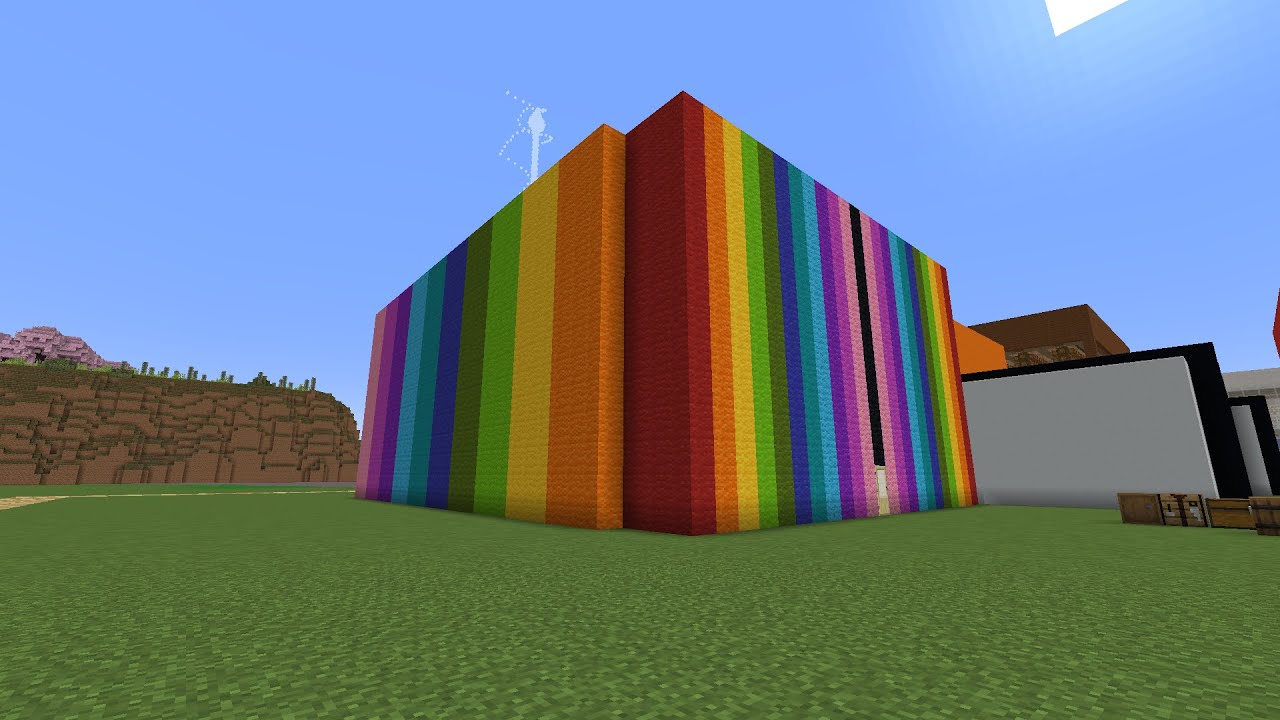 Minecraft - Sky Map - Rainbow Walls (356) - YouTube