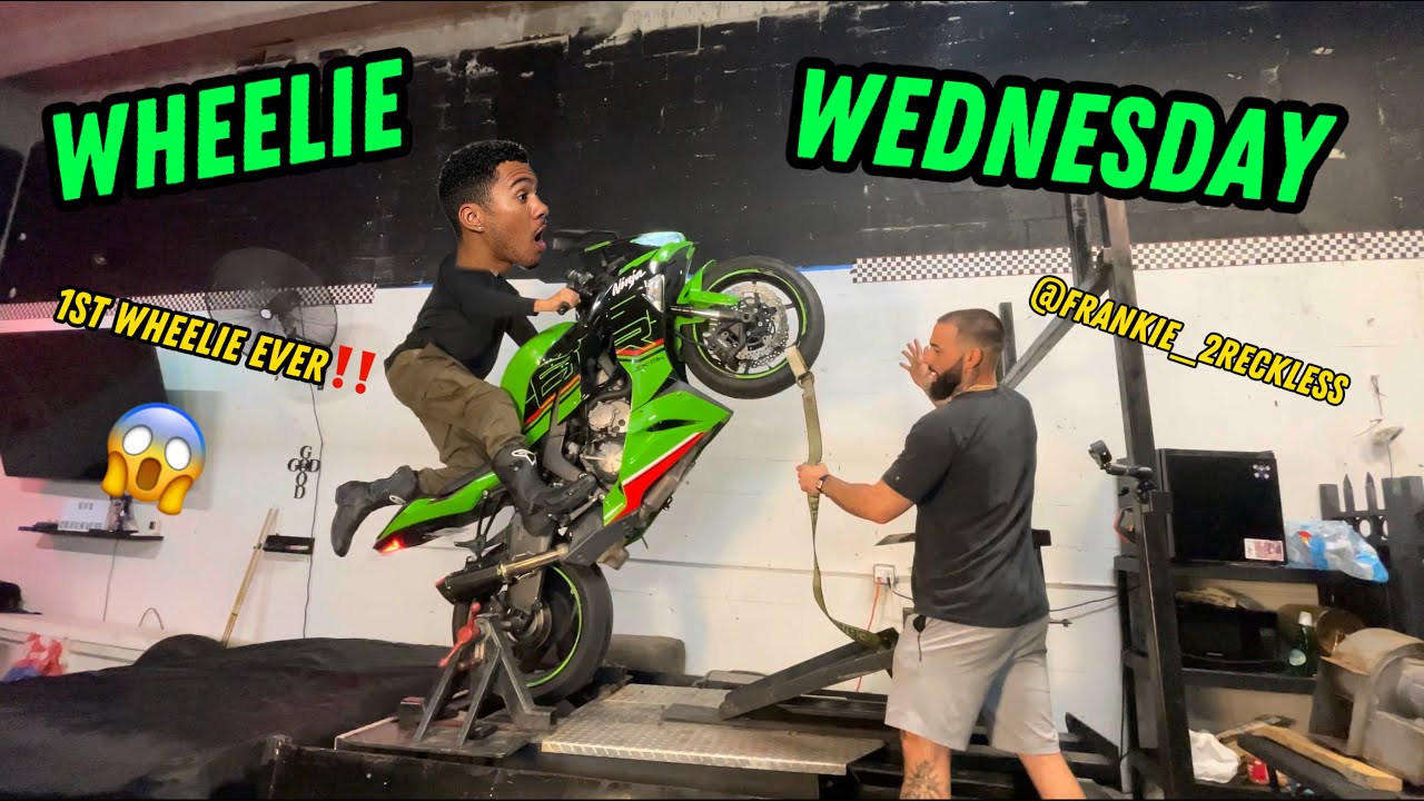 LEARNING TO WHEELIE - USA FIRST WHEELIE SIMULATOR! - YouTube