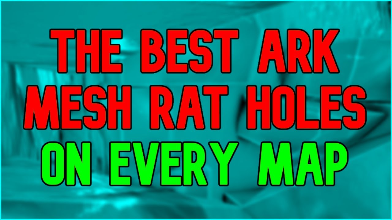 Ark Best Mesh Hole On Every Map | Rat Holes & Base Locations for PvP ...