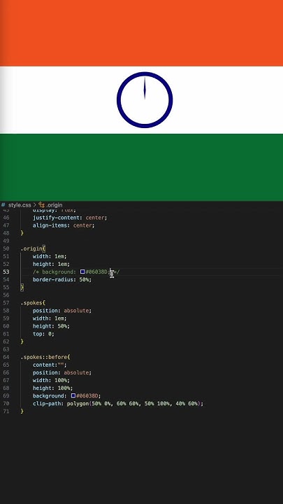 CSS INDIAN FLAG - YouTube
