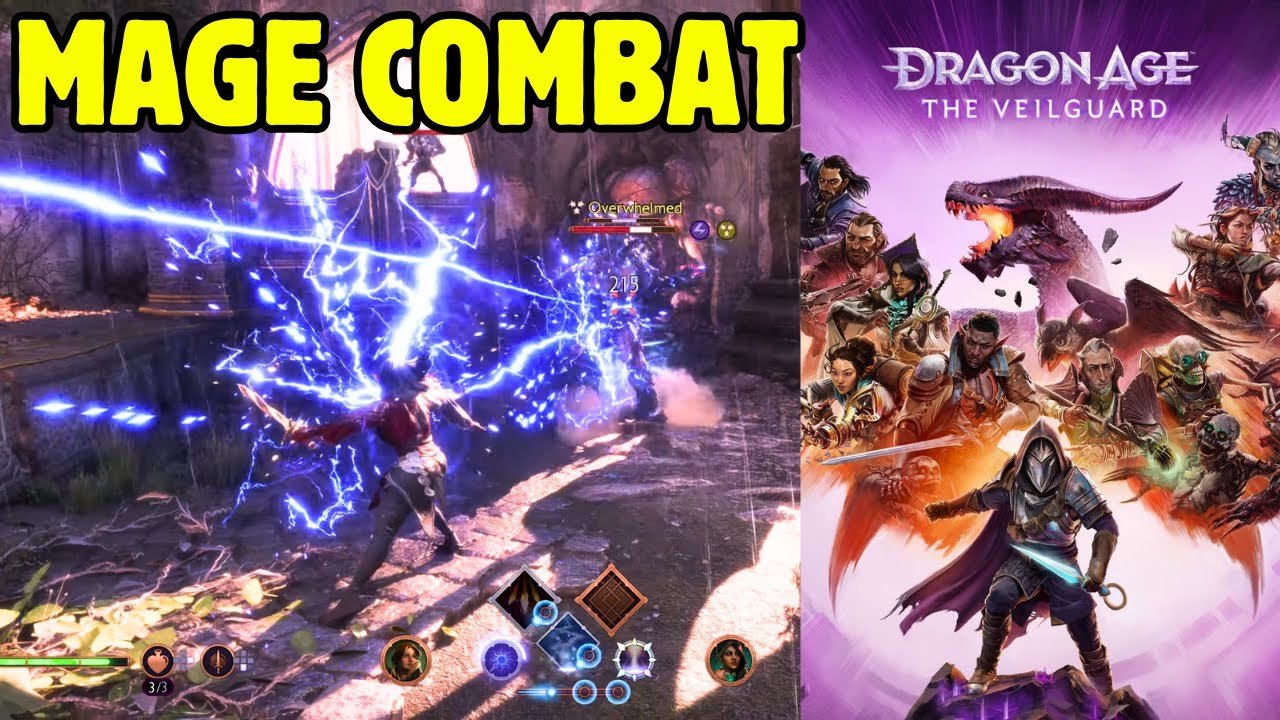 Dragon Age: The Veilguard MAGE Gameplay - Combat Showcase - YouTube