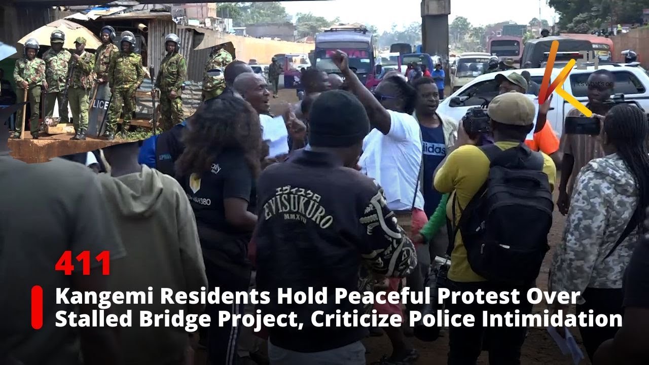 Kangemi Residents Hold Peaceful Protest Over Stalled Bridge Project ...