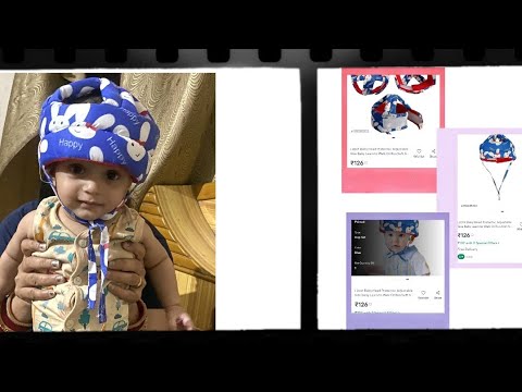 Baby Helmet Meesho unboxing review price 107😱😍 tamil channel - YouTube