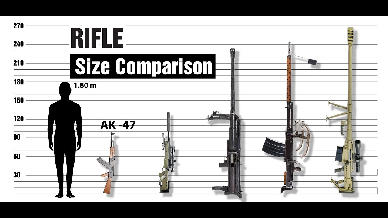 Rifle Size Comparison - YouTube