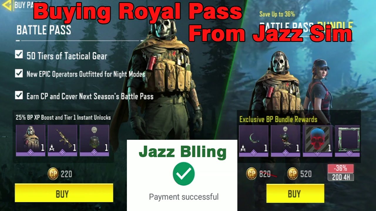 JAZZ BILLING BUYING FIRST COD MOBILE SEASON 12 BATTLE PASS | JAZZ ...