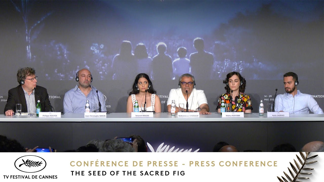 THE SEED OF THE SACRED FIG – Press conference – English – Cannes 2024 ...