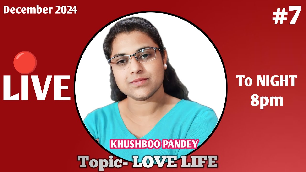 KHUSHBOO PANDEY Motivator is live! Love life💞 ️ - YouTube